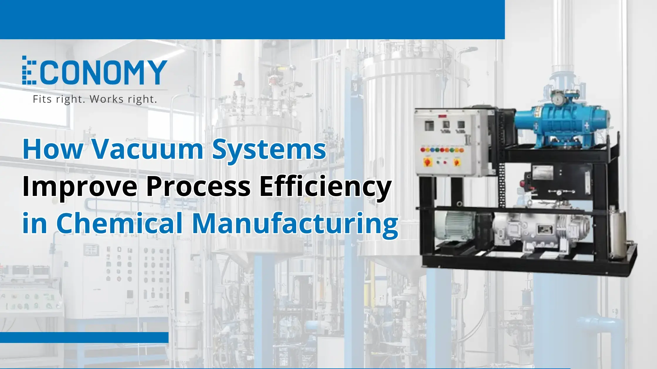 How Dry Screw Vacuum Pumps Drive Efficiency in Chemical Manufacturing